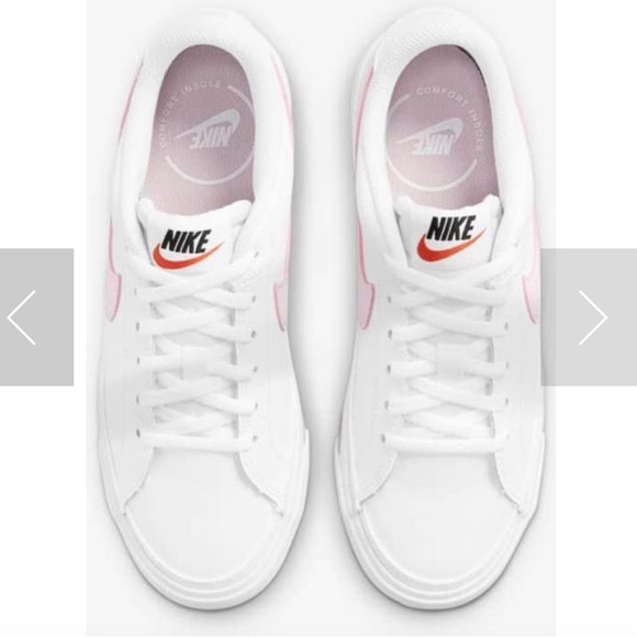 Nike | Shoes | Nike Baby Pink Court Legacy Sneakers | Poshmark